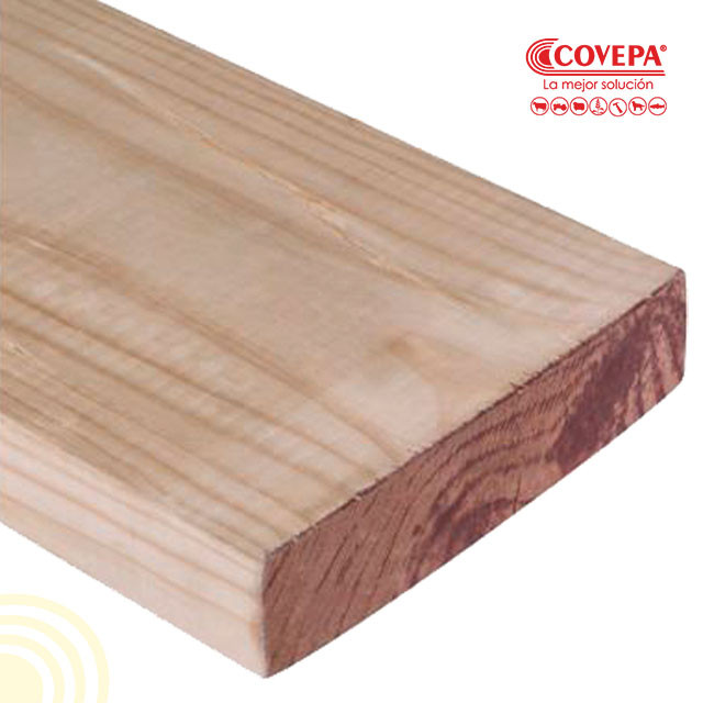 Madera de pino 2 x 8 pulgadas - Covepa