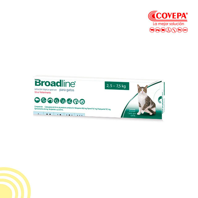 ANTIPARASITARIO BROADLINE GATO X JERINGA 0,9 ML - Covepa