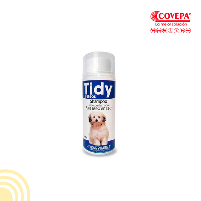 SHAMPOO PERRO SECO TIDY X 100 G - Covepa