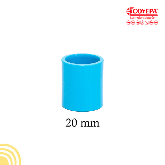 COPLA PVC HIDRAULICO 20 MM " Copla PVC Hidraulico 20 mm para Agua ...